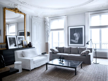 Historic Parisian Apartment with Contemporary Art - Decoholic