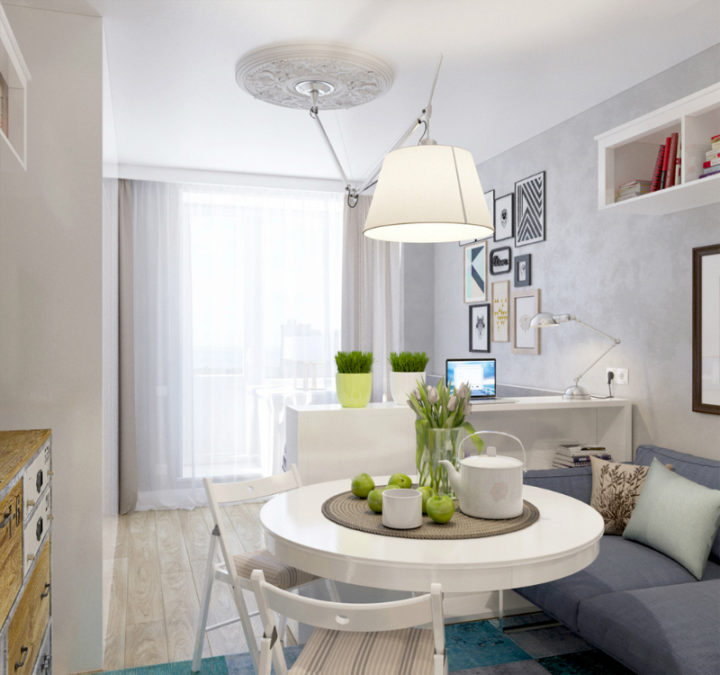 A Small Apartment That Speaks Volumes