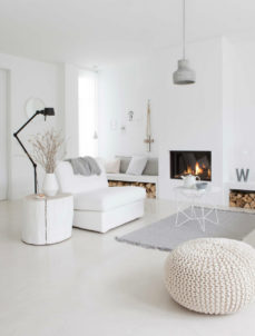 A Sophisticated White-Themed Home
