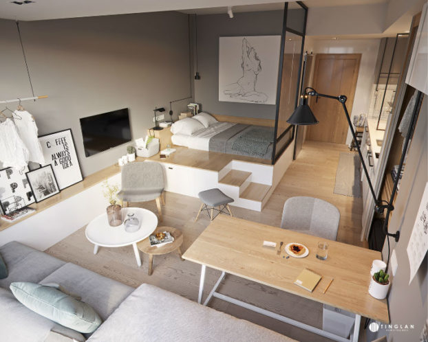Small Studio Ideas For Tiny Home Interiors | Decoholic