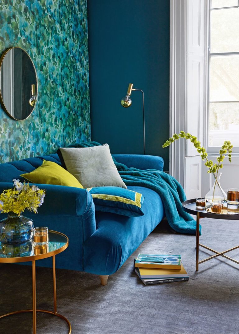 Decorating With Color: Statement Bold Color Sofa