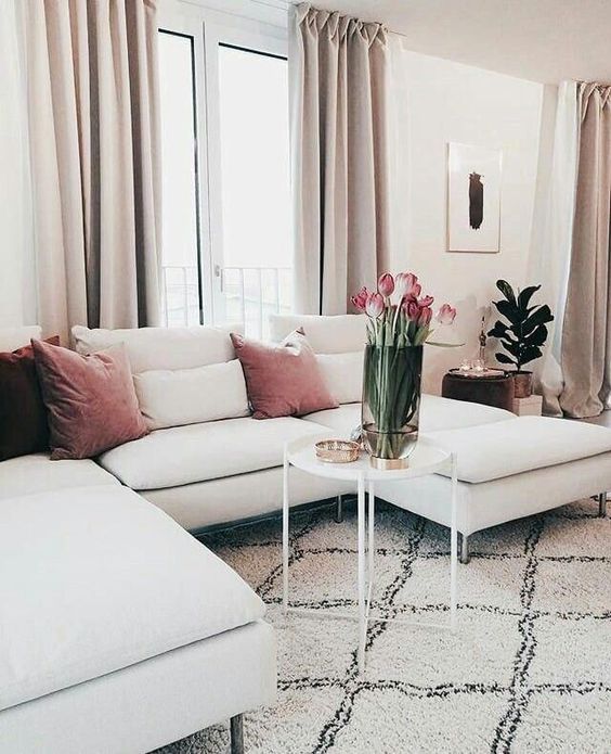 White Small Living Room Ideas Gor Great Interiors | Decoholic