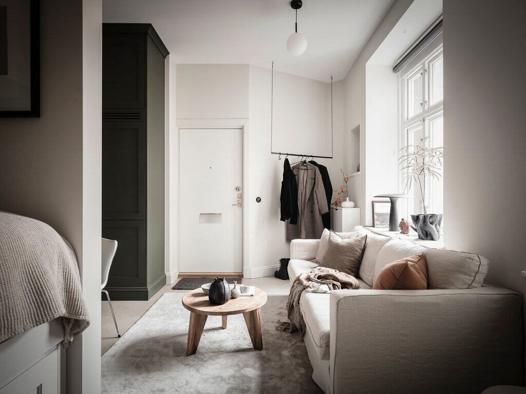 Cozy and Multifunctional Tiny Studio Apartment