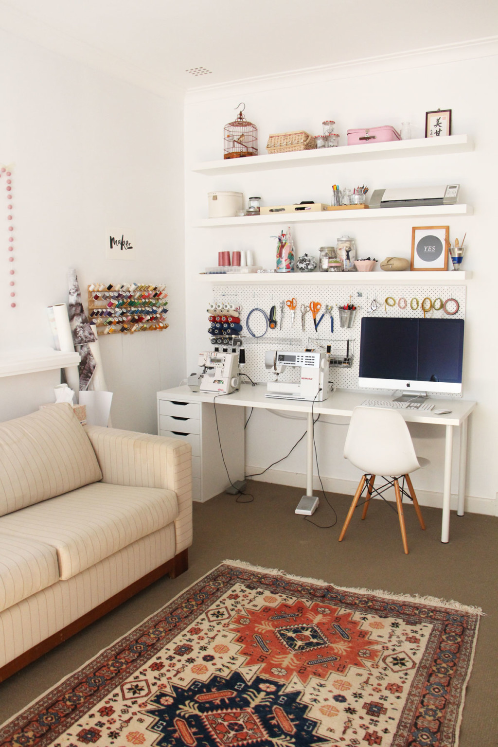 Organize and Design the Perfect Sewing Room: - Decoholic