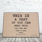 Laugh Out Loud at These Fabulous Funny Door Mats