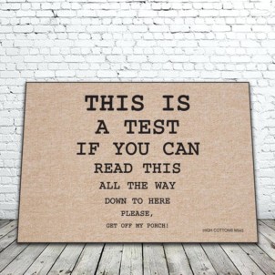 Laugh Out Loud at These Fabulous Funny Door Mats