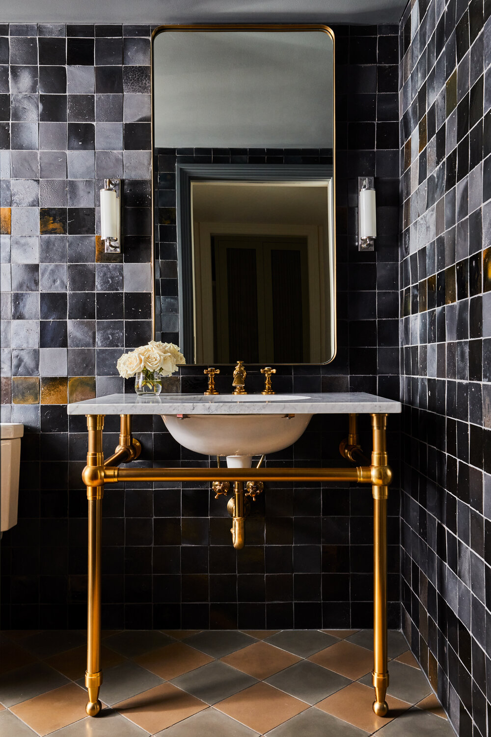 Mike and Courtney's Chic D.C. Row House Makeover by Jeremiah Brent