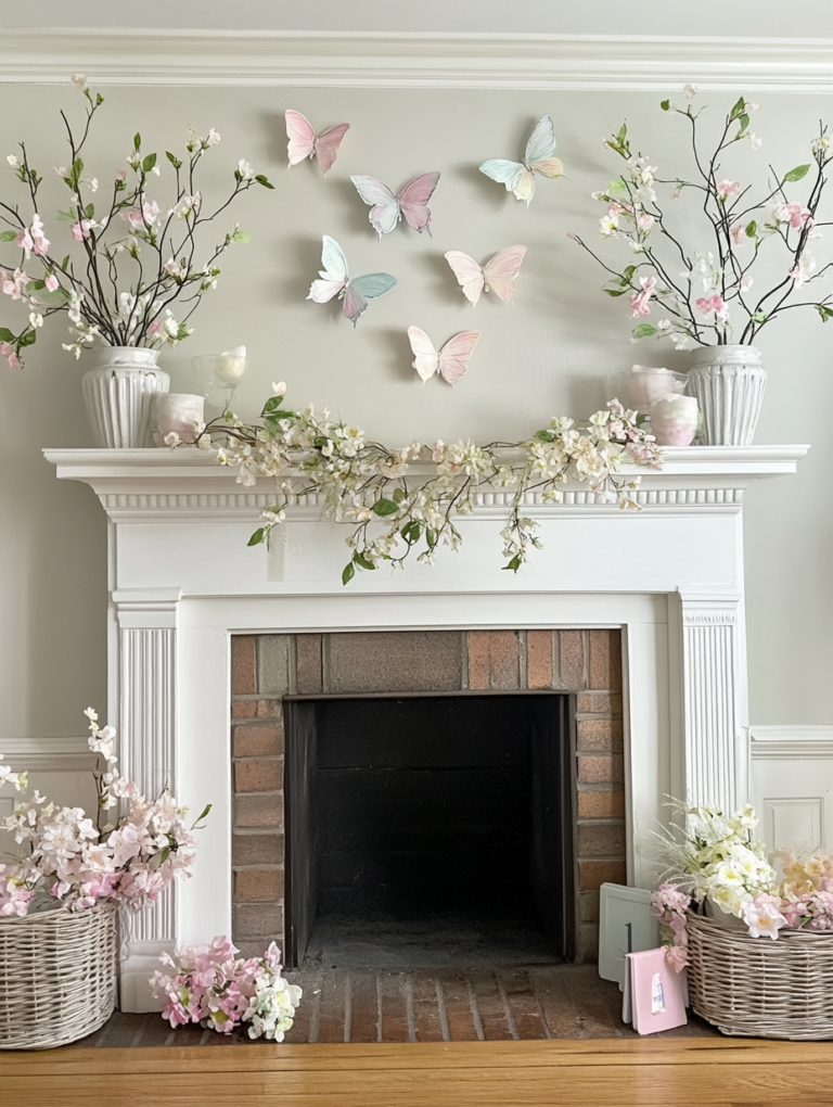 Spring Fireplace Mantel Decor: Transform Your Space for the Season